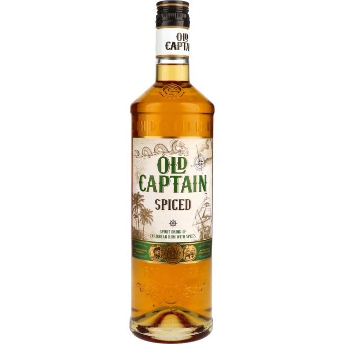 OLD CAPTAIN SPICED RUM 0,70 LITER 35% – nederlandsdrankencentre